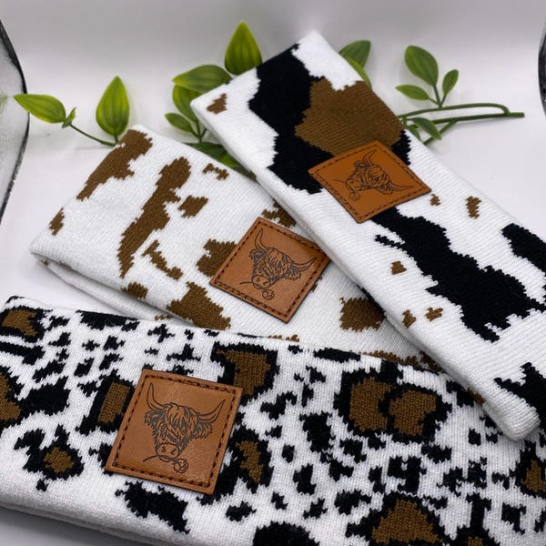 Cow Headband - Etsy