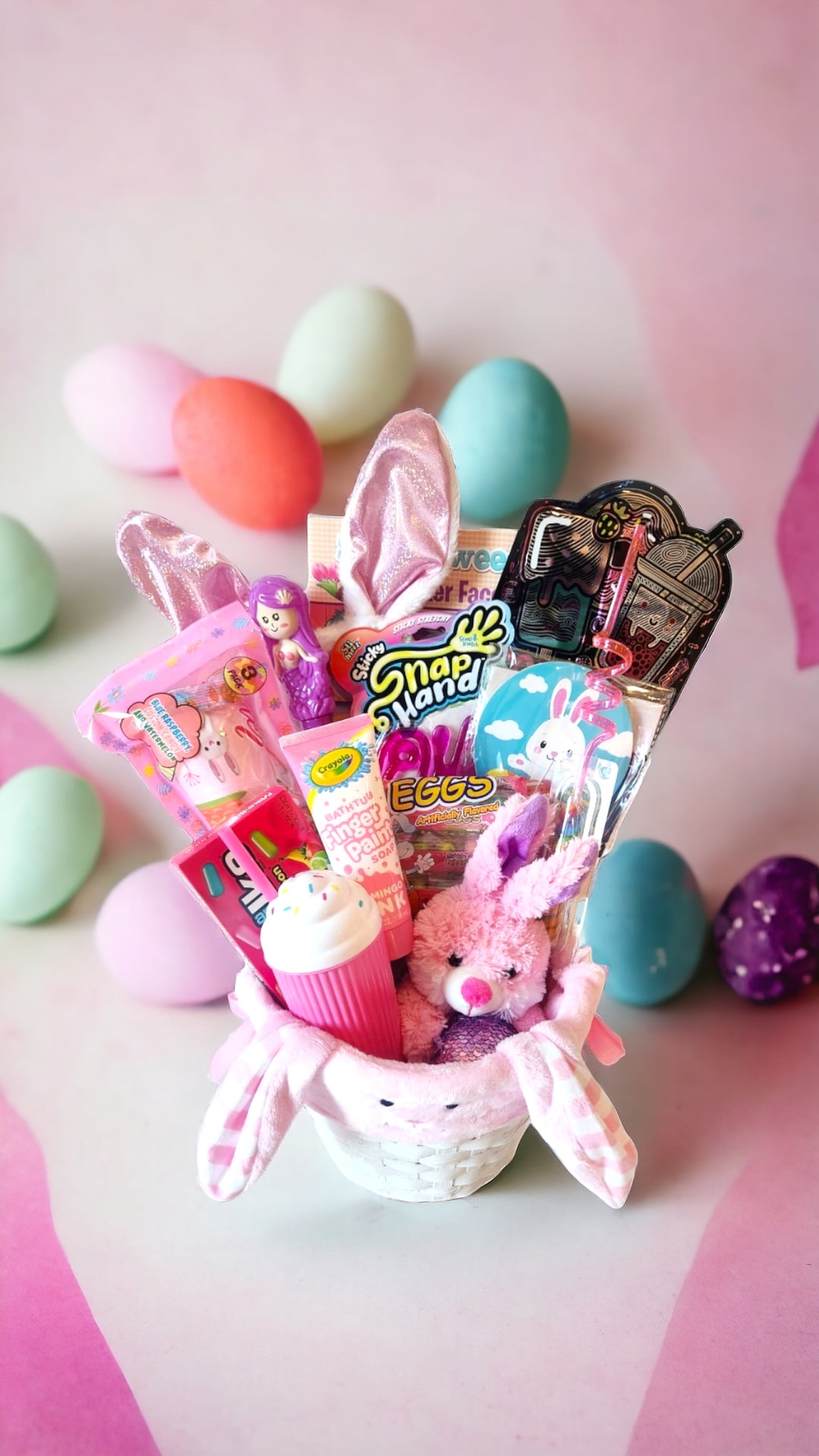 Girls Pre-filled Easter Basket Easter Gift Girls Easter Basket Gift Basket - Etsy