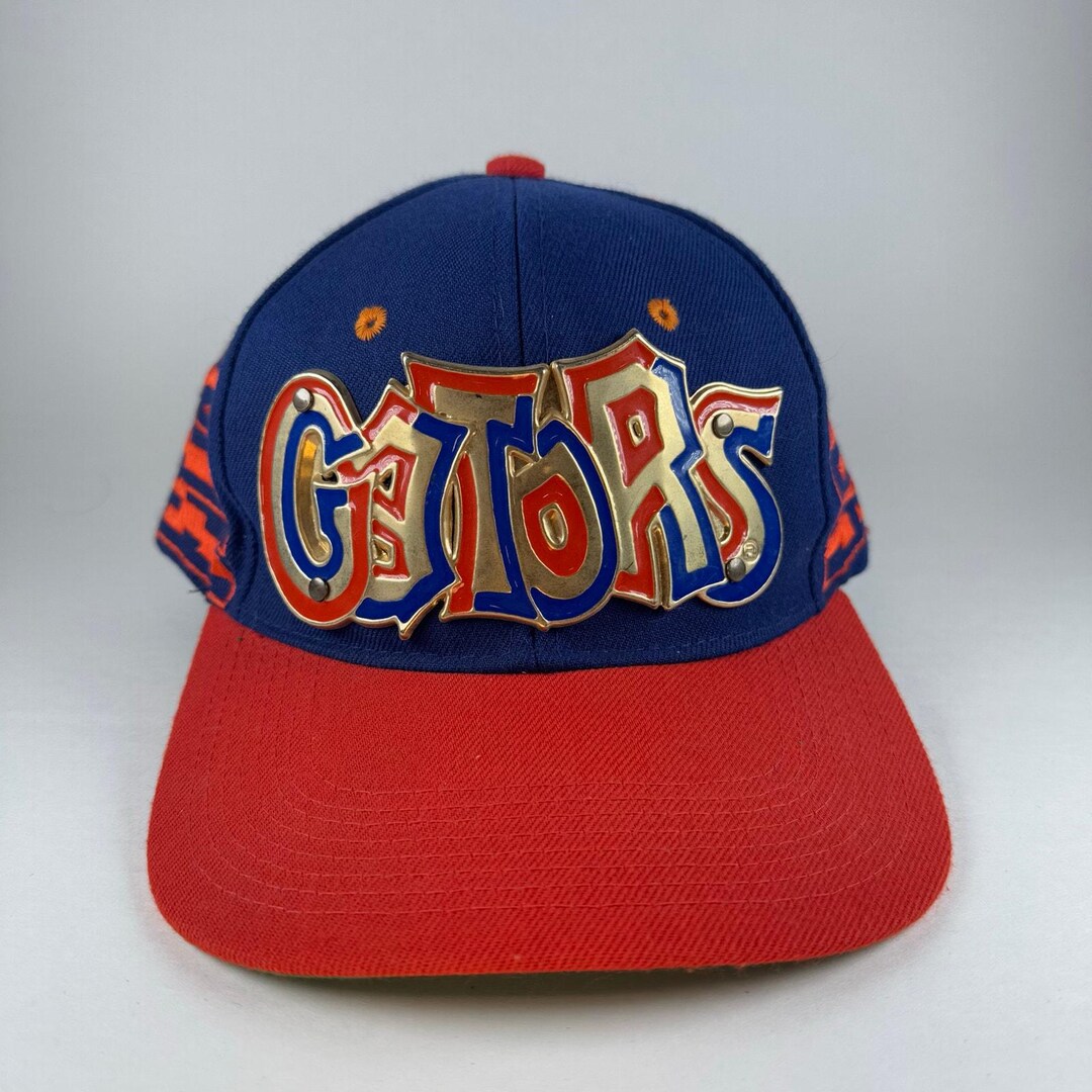 Vintage 90s Florida Gators Metal Embroidered Snapback Cap - Etsy