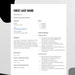 Modern Professional Minimalist Resume Template . Simple Design ...