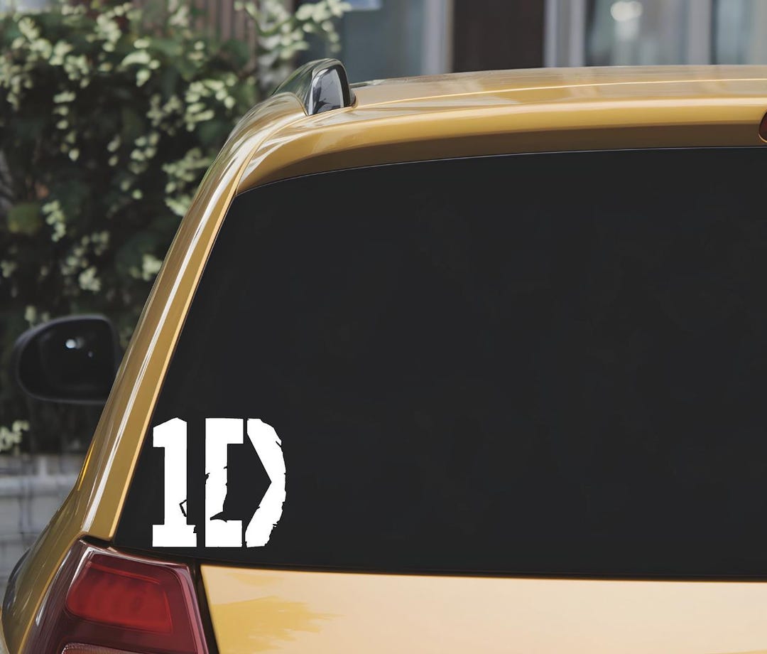 One Direction 1D Logo Laptop Sticker Car Sticker Vinyl Decal - Etsy