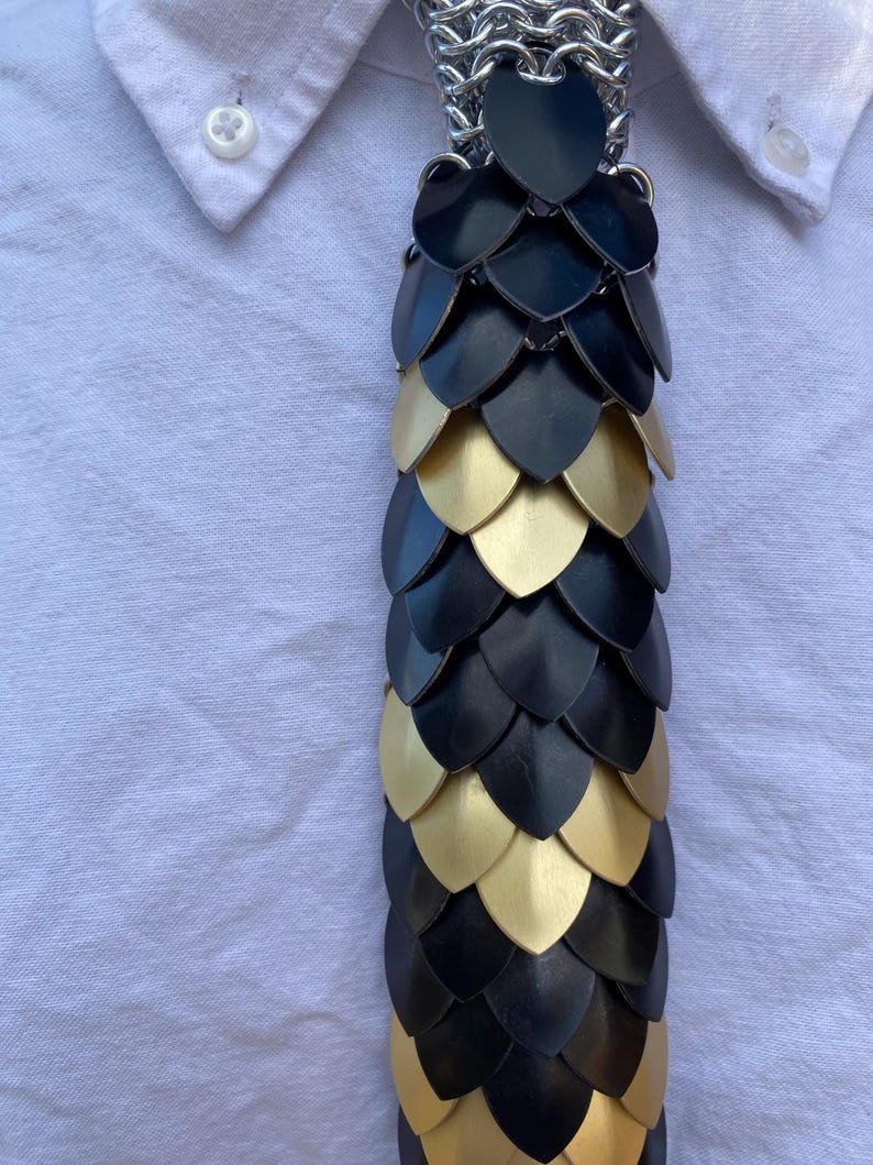 Scale Mail Tie - Etsy