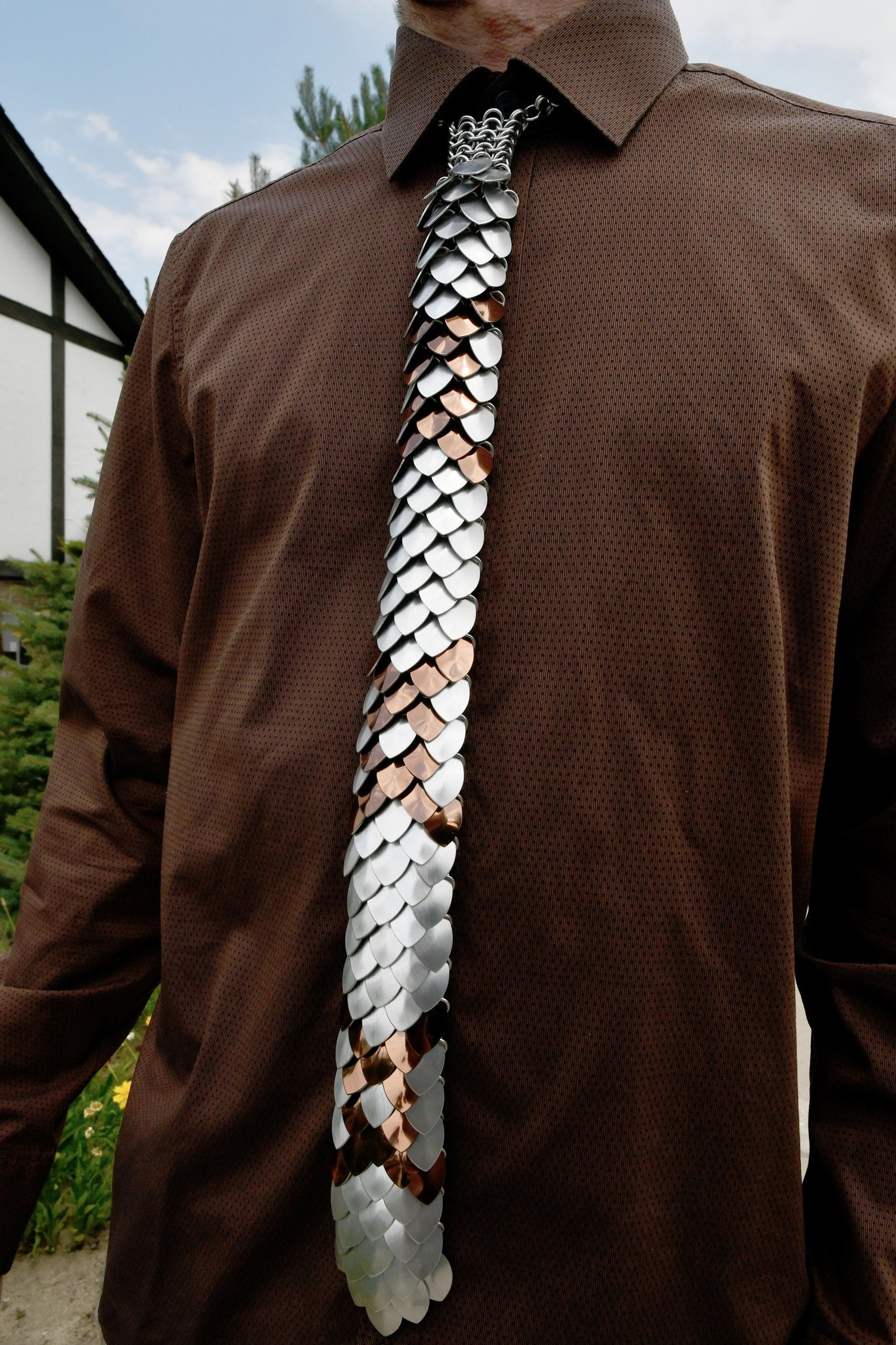 Scale Mail Tie - Etsy