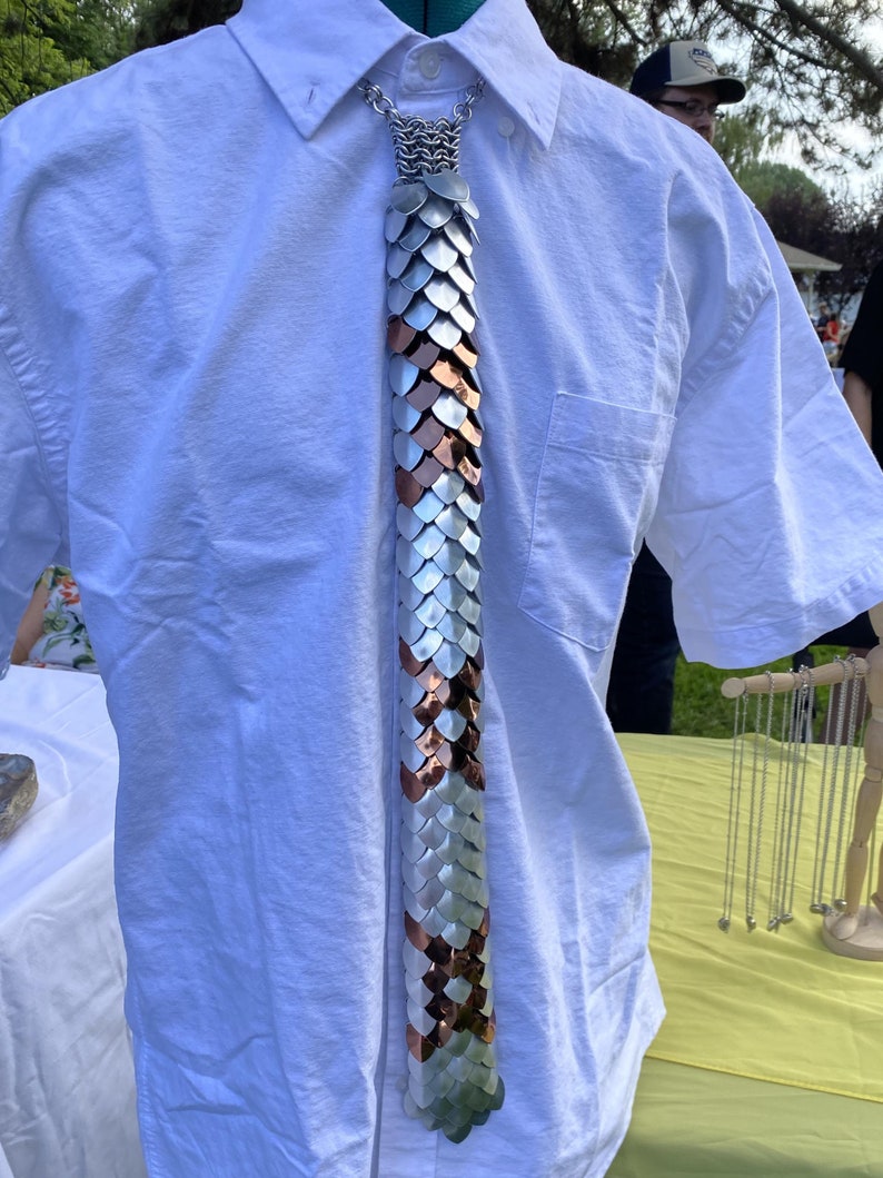 Scale Mail Tie - Etsy
