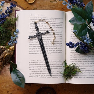 Starfall Blade Faux Leather Bookmark - Etsy