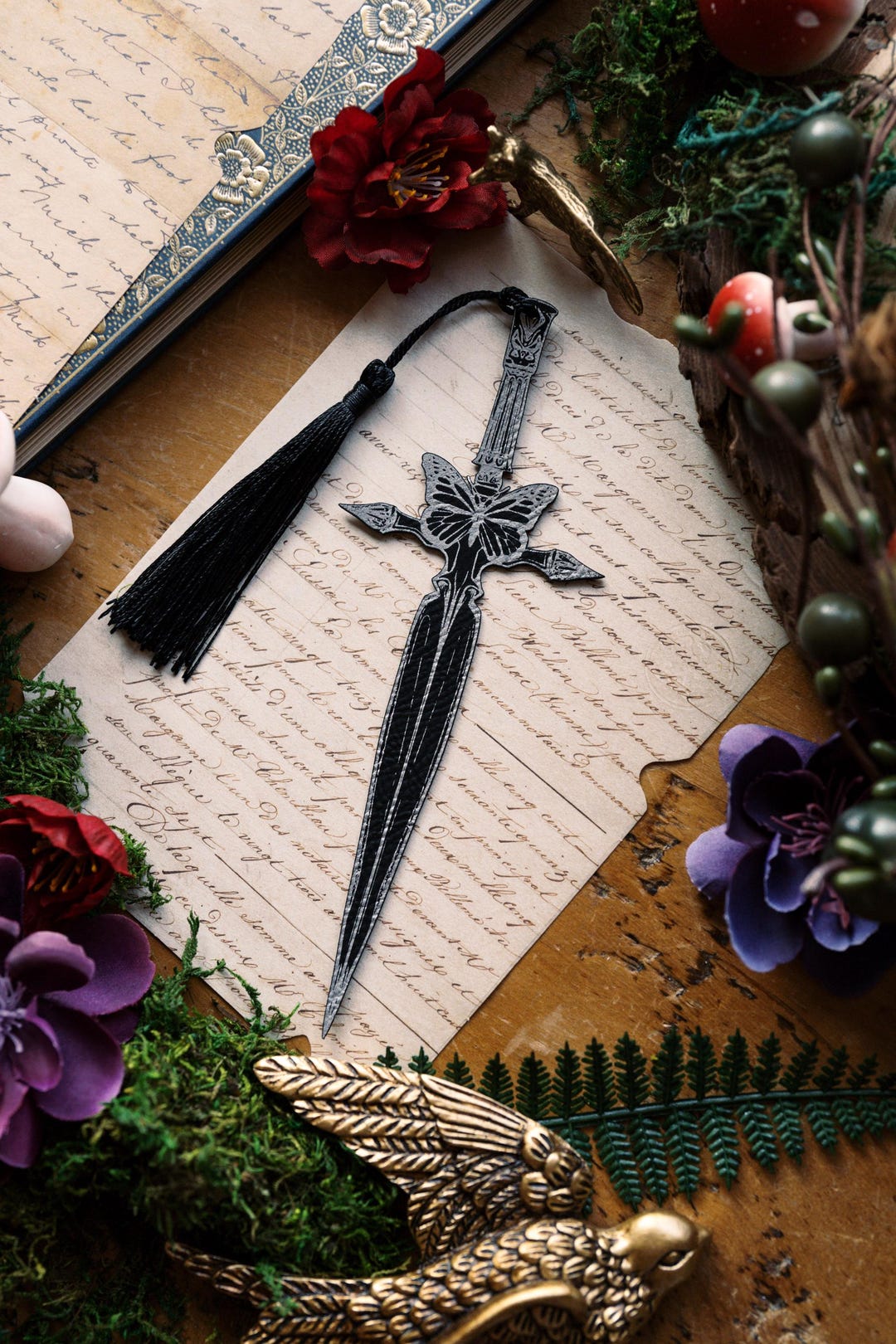 The Monarch's Dagger Bookmark - Etsy