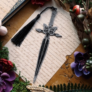 The Monarch's Dagger Bookmark - Etsy