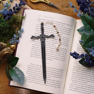 Starfall Blade Faux Leather Bookmark - Etsy