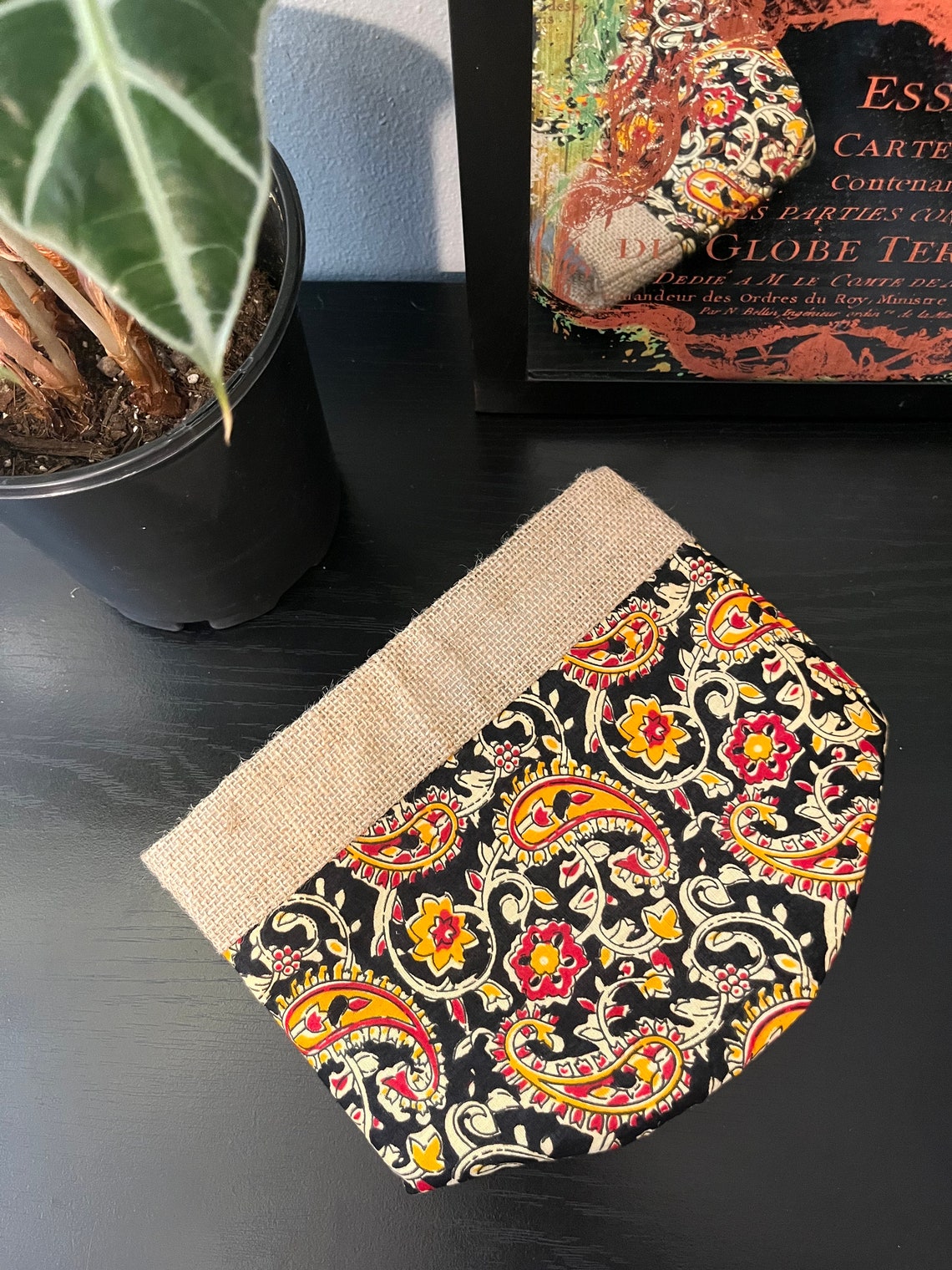 Vibrant Handcrafted Indian Jute Planter Bag Traditional & Modern Home ...