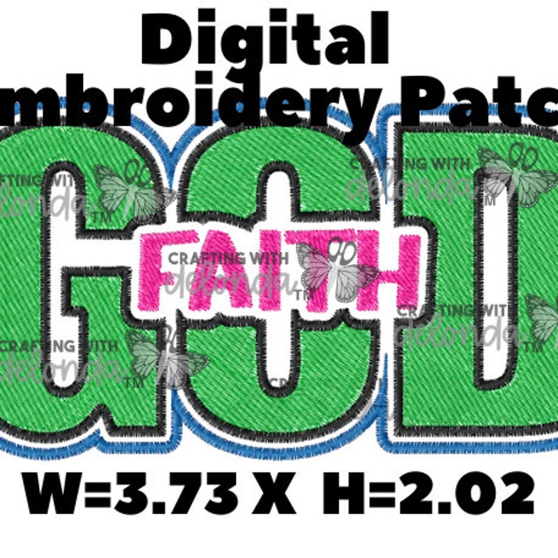 Faith Embroidery - Etsy