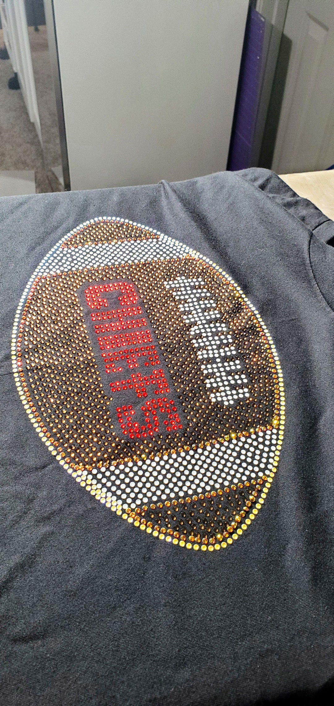 KC CHIEFS Bling Template! - SS10 Hotfix Rhinestone Template - Digital ...