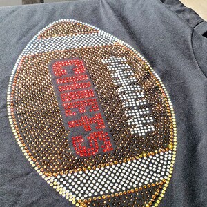 KC CHIEFS Bling Template! - SS10 Hotfix Rhinestone Template - Digital ...