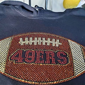 49ers Bling Template! - SS10 Hotfix Rhinestone Template - Digital File ...