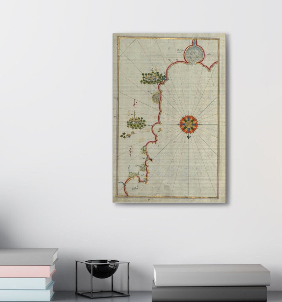 Antique Map of Palestine 1470 Digital Download Fundraising for a Family ...