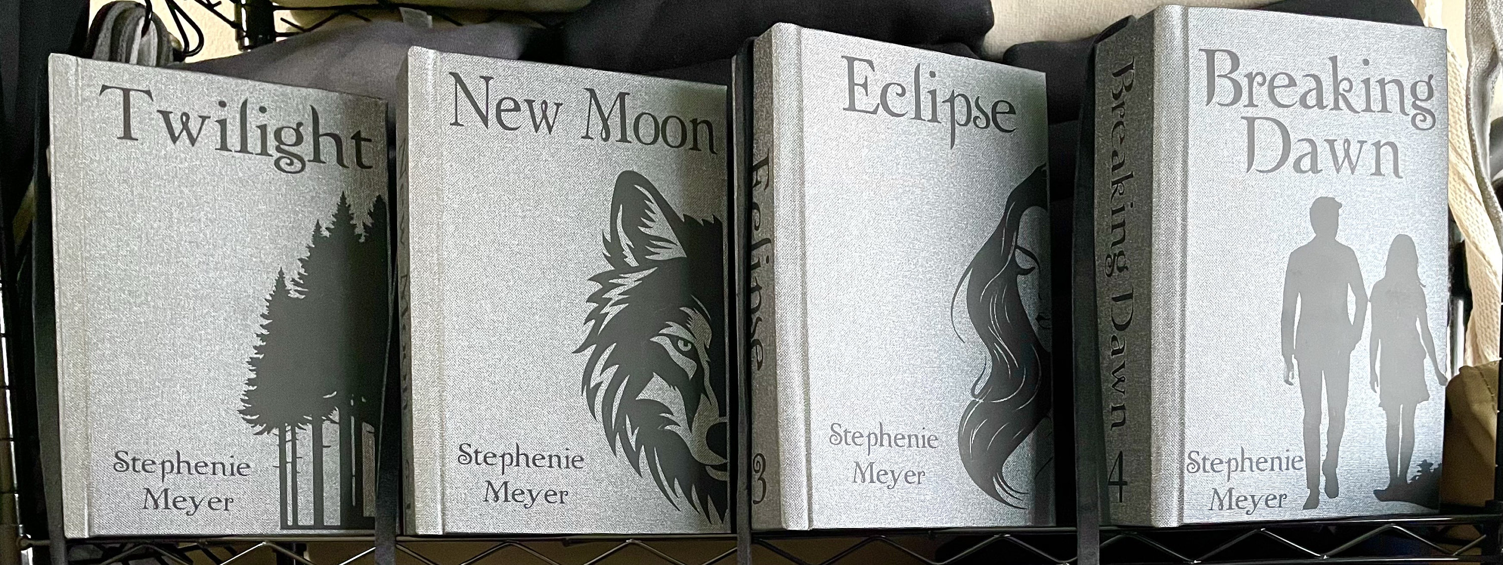 Twilight Series 4 Book Set by Stephenie Meyer Rebound Hardcover Book ...