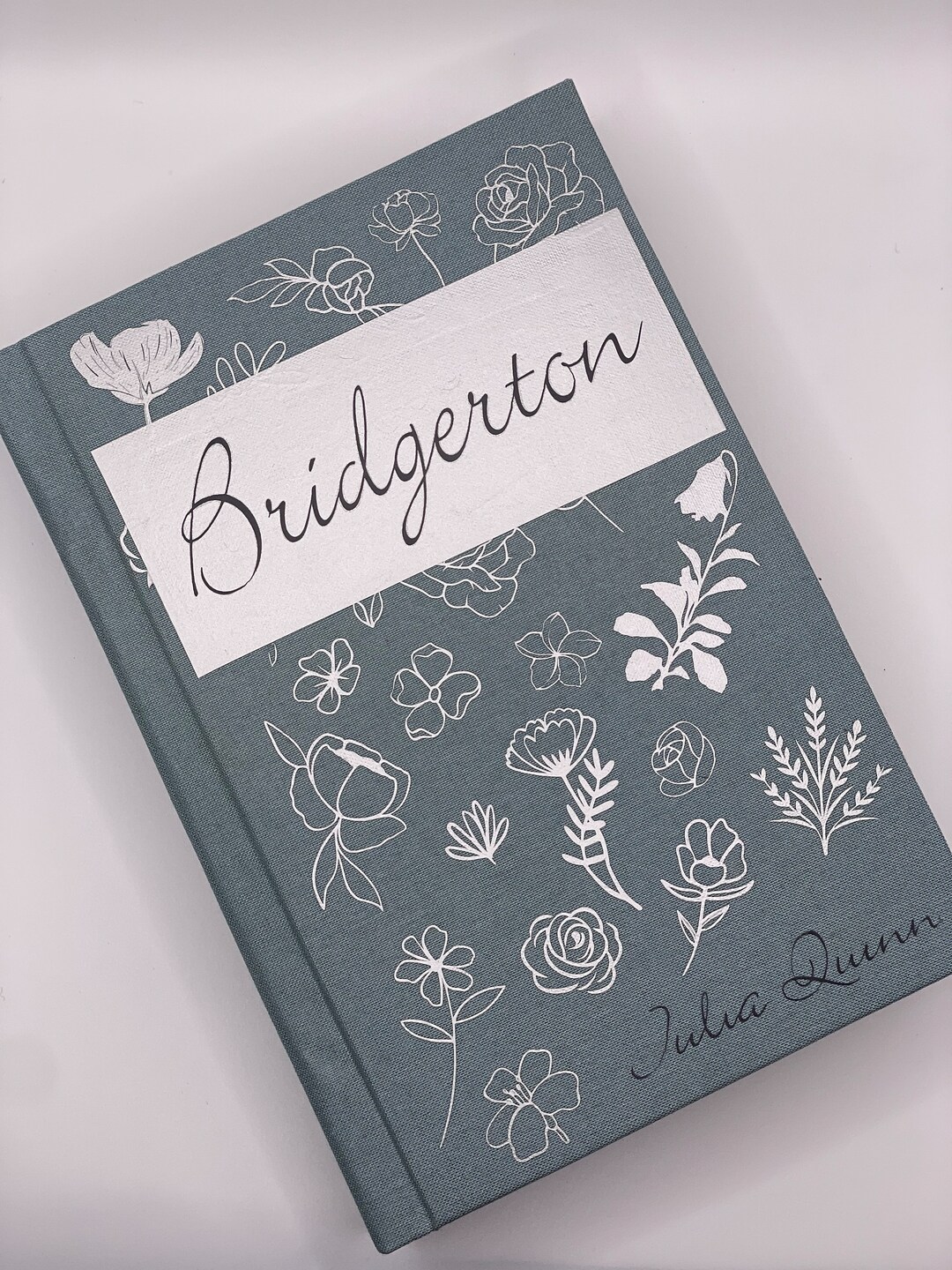 Larger Cover ~ Bridgerton, the Duke and I by Julia Quinn ~ Rebound Book, Hardcover ~ Handmade ...