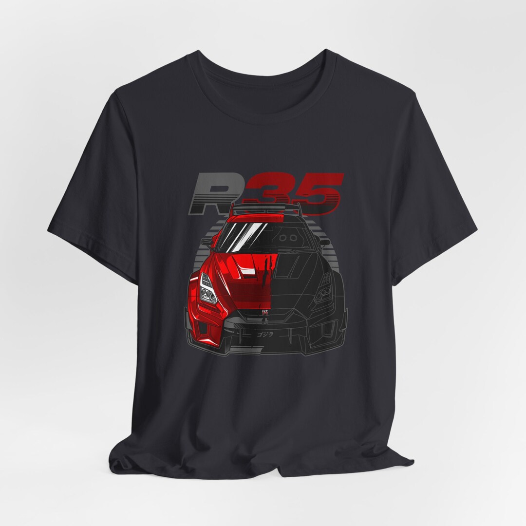 Modern Marvel: R35 GT-R Tee A Salute to Engineering Mastery - Etsy