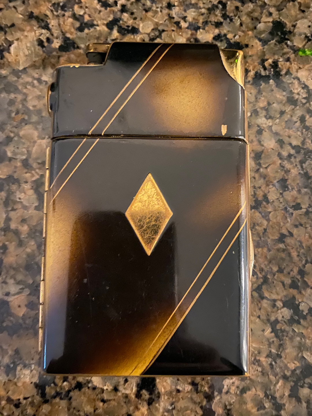 Vintage Cigarette Case & Lighter, Solid Brass, 1940s - Etsy