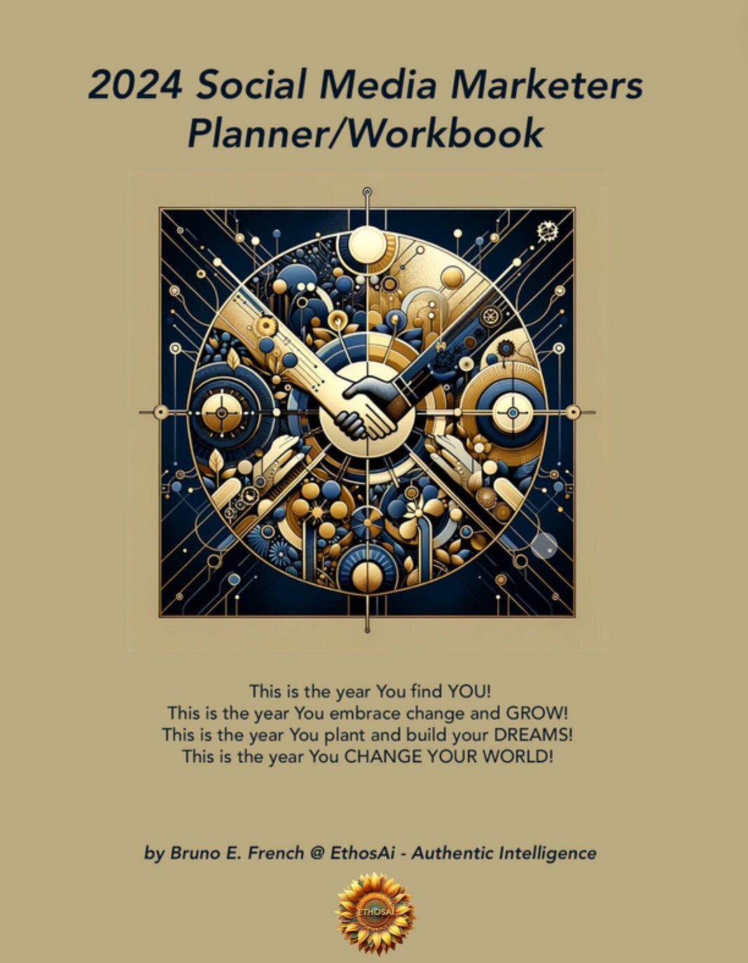2024 Social Media Marketing Planner & Workbook - Design Your Best Year ...