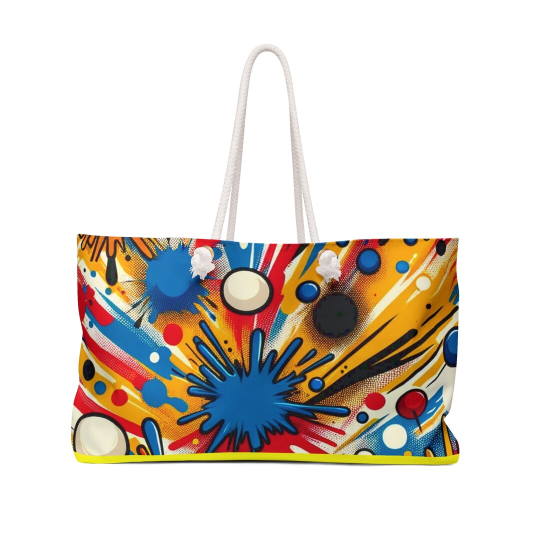 Paint Splatter Tote Bag - Etsy