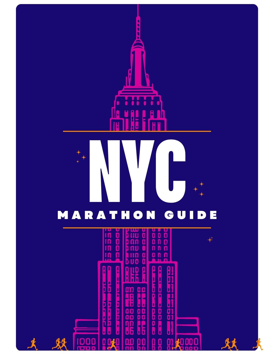 NYC Marathon Spectator Guide (canva Template) - Etsy