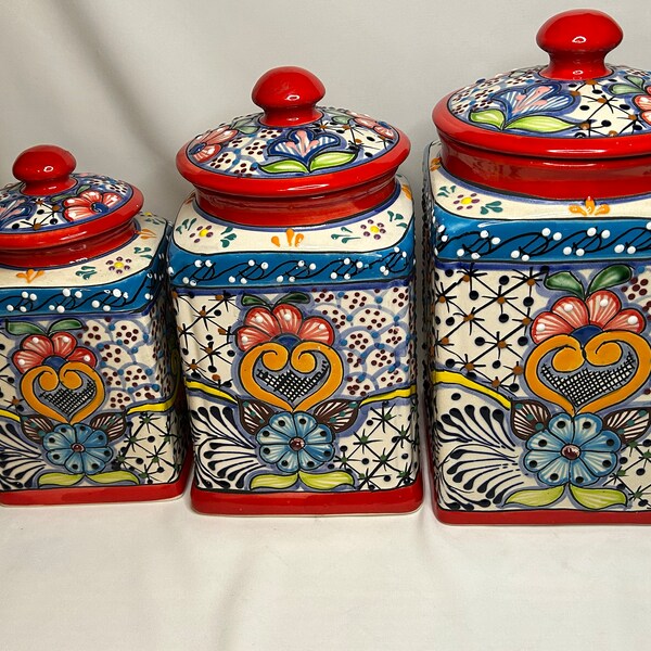 Canister Set Mexican - Etsy