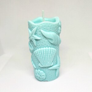 Sea Life Pillar Small Candle | Aquatic | Gifts | Ocean| Home Decor - Etsy