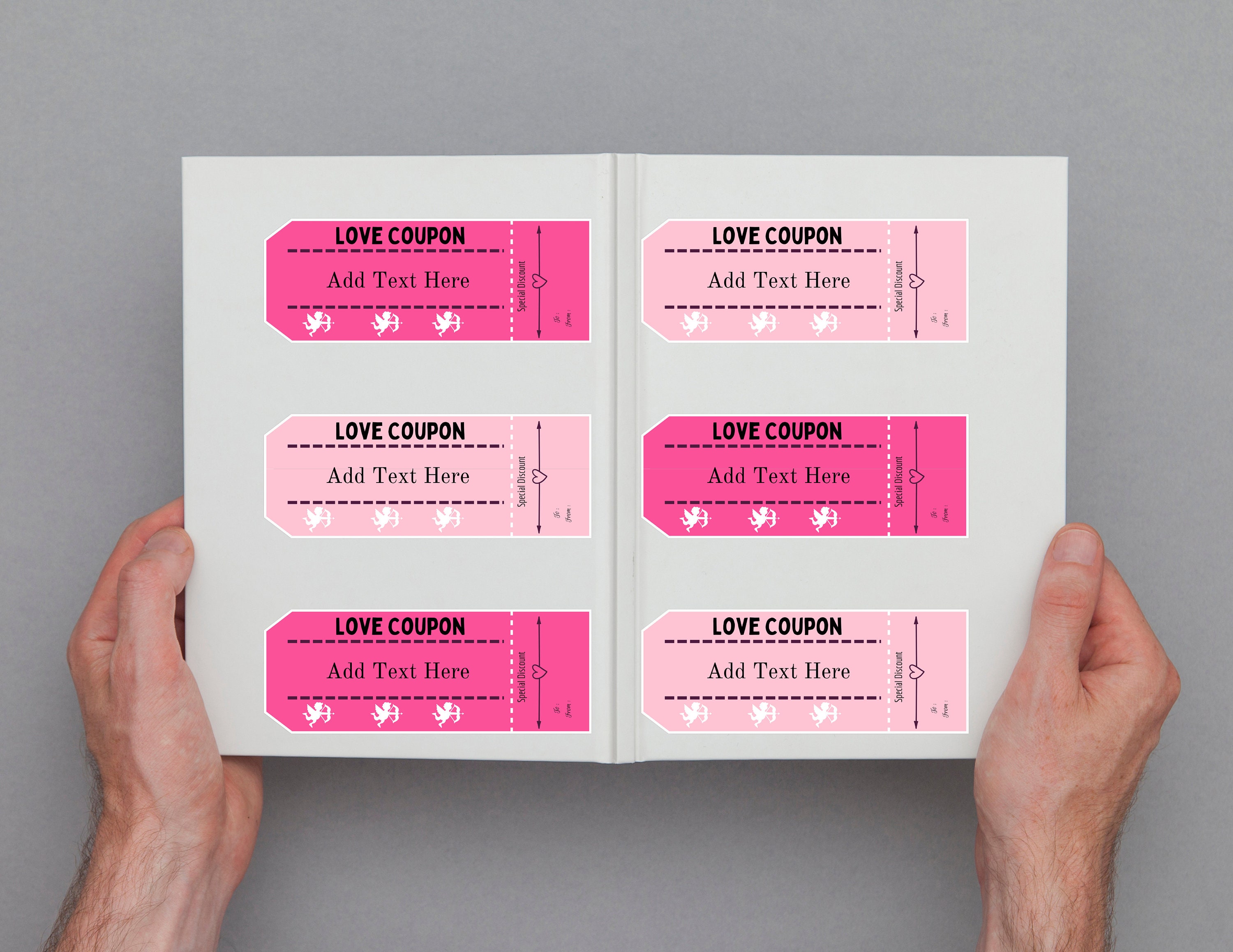 EDITABLE/ PRINTABLE : Valentine Love Coupon Book Canva Free / Canva Pro ...