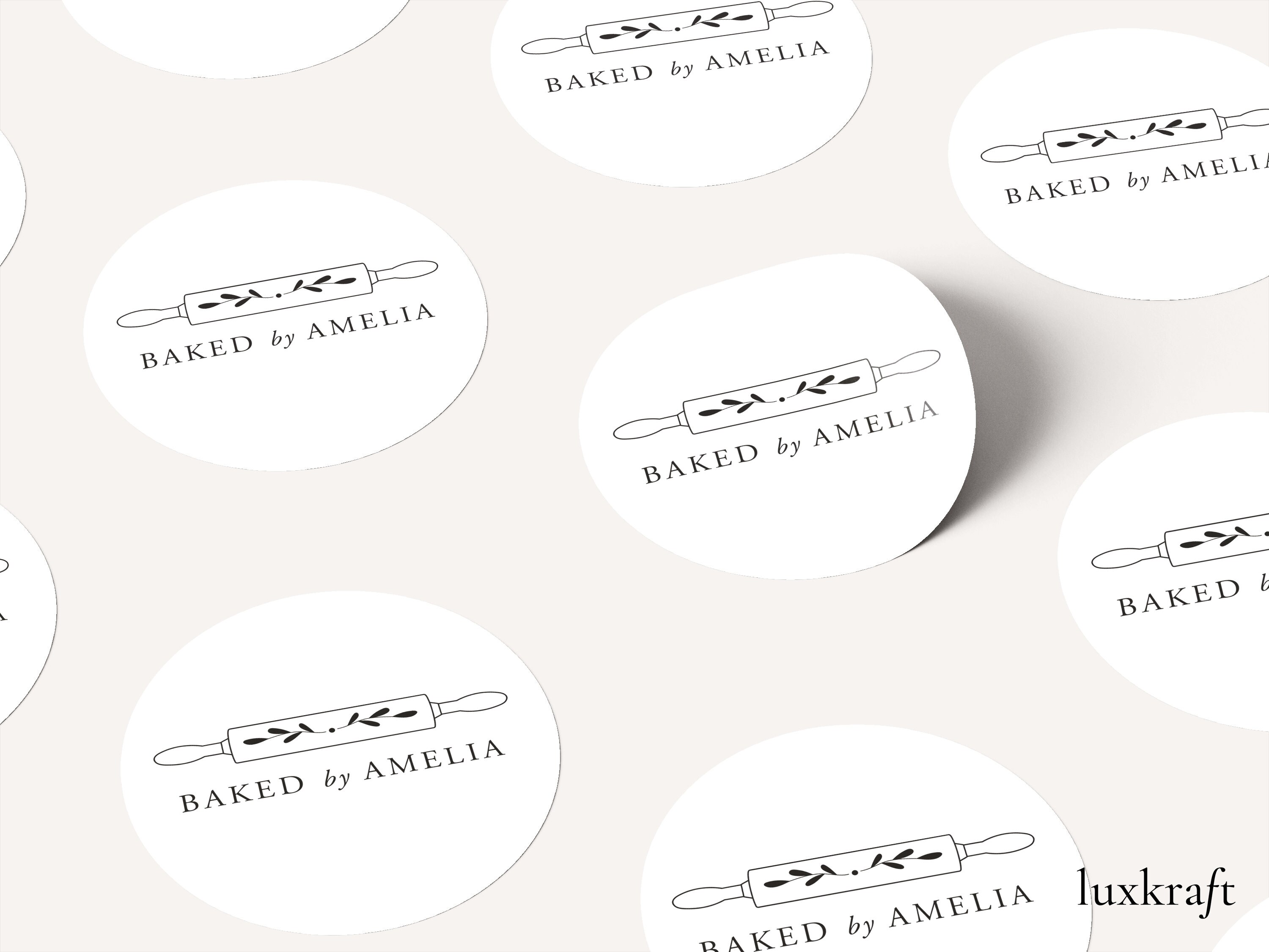 Custom Bakery Stickers for Baked Goods, Baking Stickers, From the ...