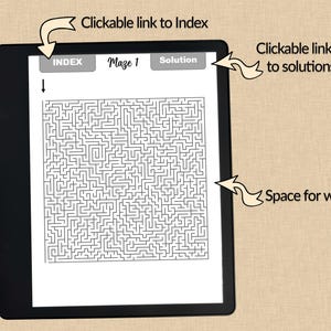 Kindle Scribe 100 Complex Mazes, 5 Types in Interactive PDF With ...