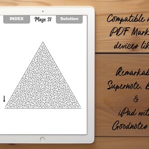Kindle Scribe 100 Complex Mazes, 5 Types in Interactive PDF With ...