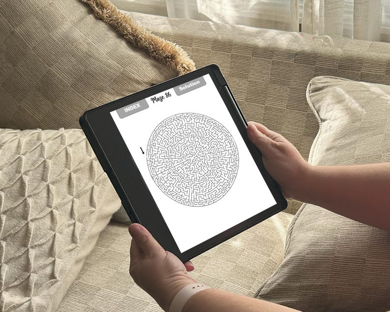 Kindle Scribe 100 Complex Mazes, 5 Types in Interactive PDF With ...