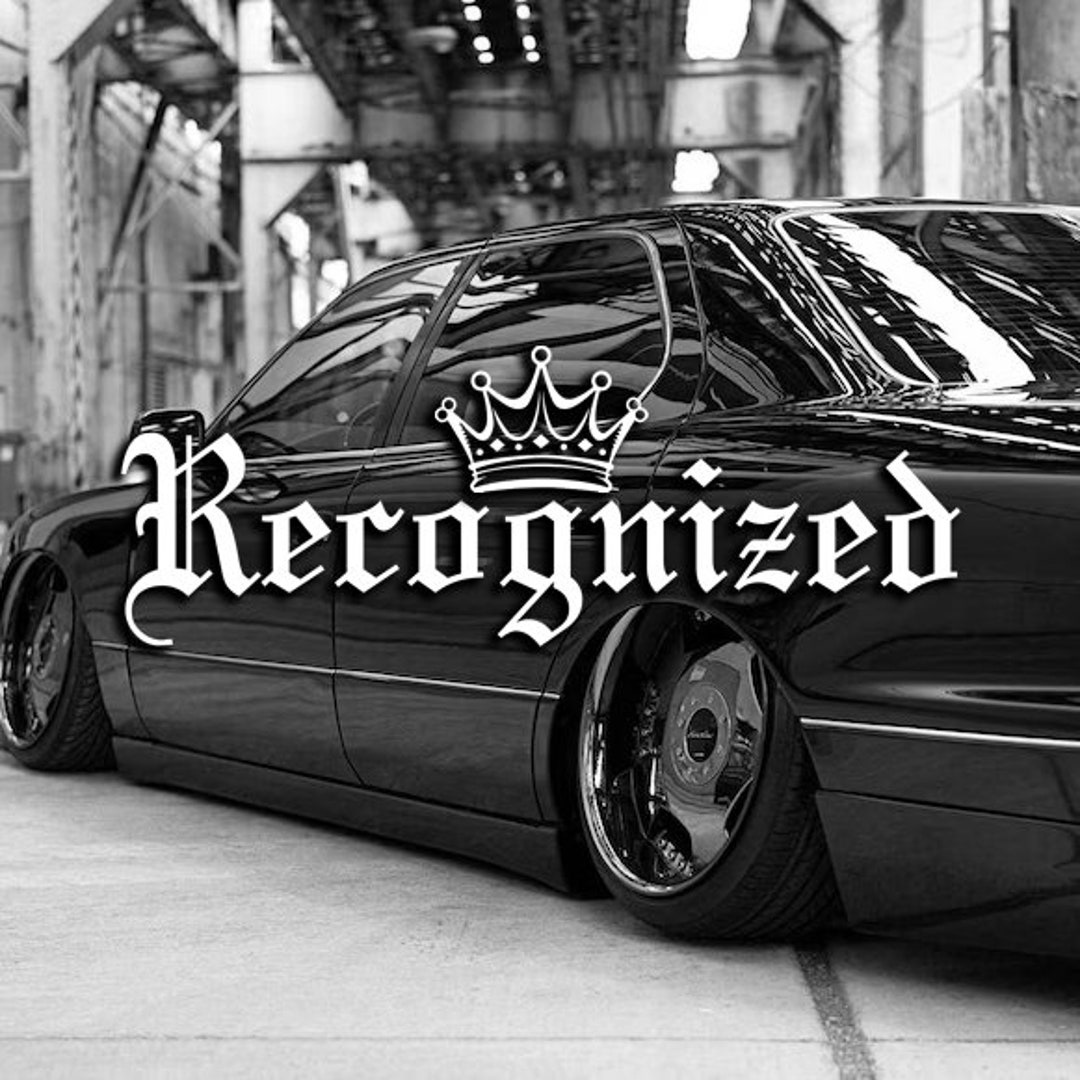Recognized Crown VIP | Car Sticker Decal - Etsy