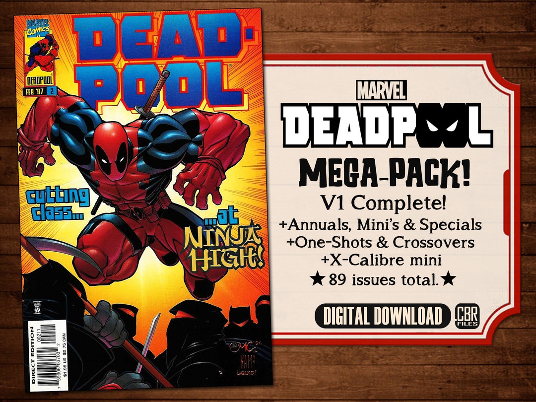 Deadpool Mega Comic Pack Full V1 Run, Minis, One-shots and Much More 89 ...