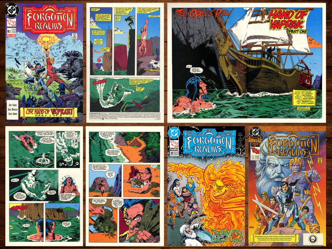 Forgotten Realms dungeons & Dragons Comic Pack Full Run at 25 Issues ...