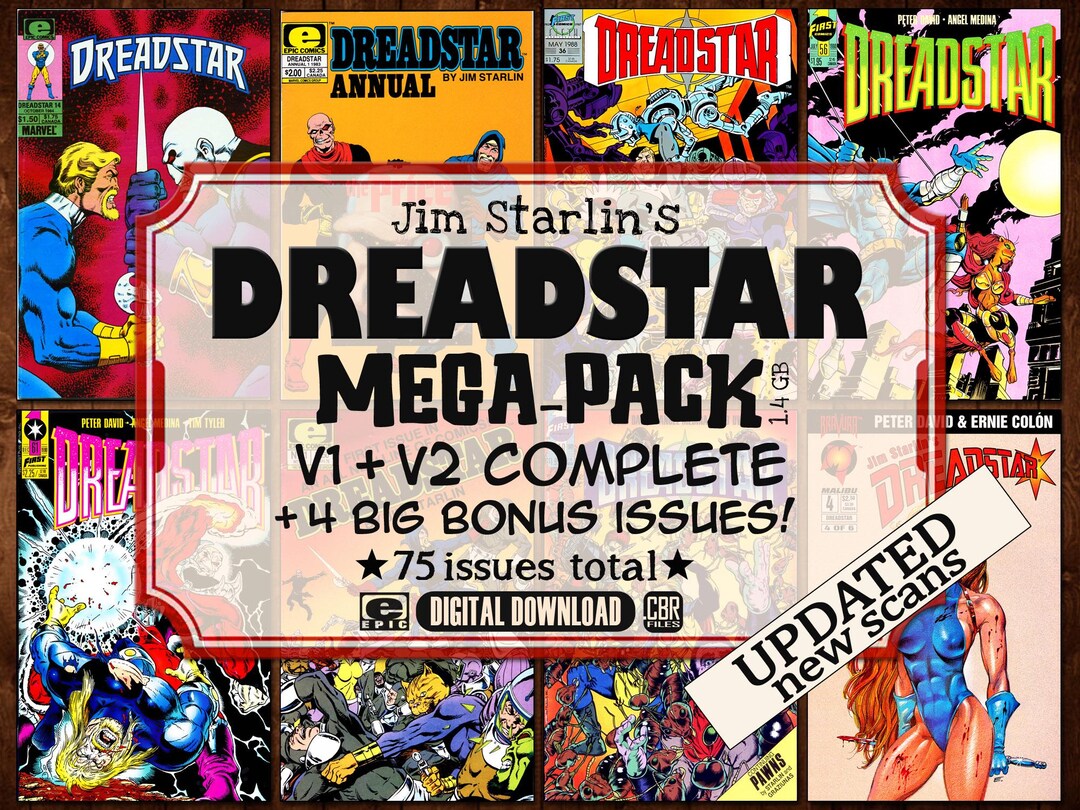 Dreadstar Digital Comic Pack Complete Collection 75 Issues Total ...