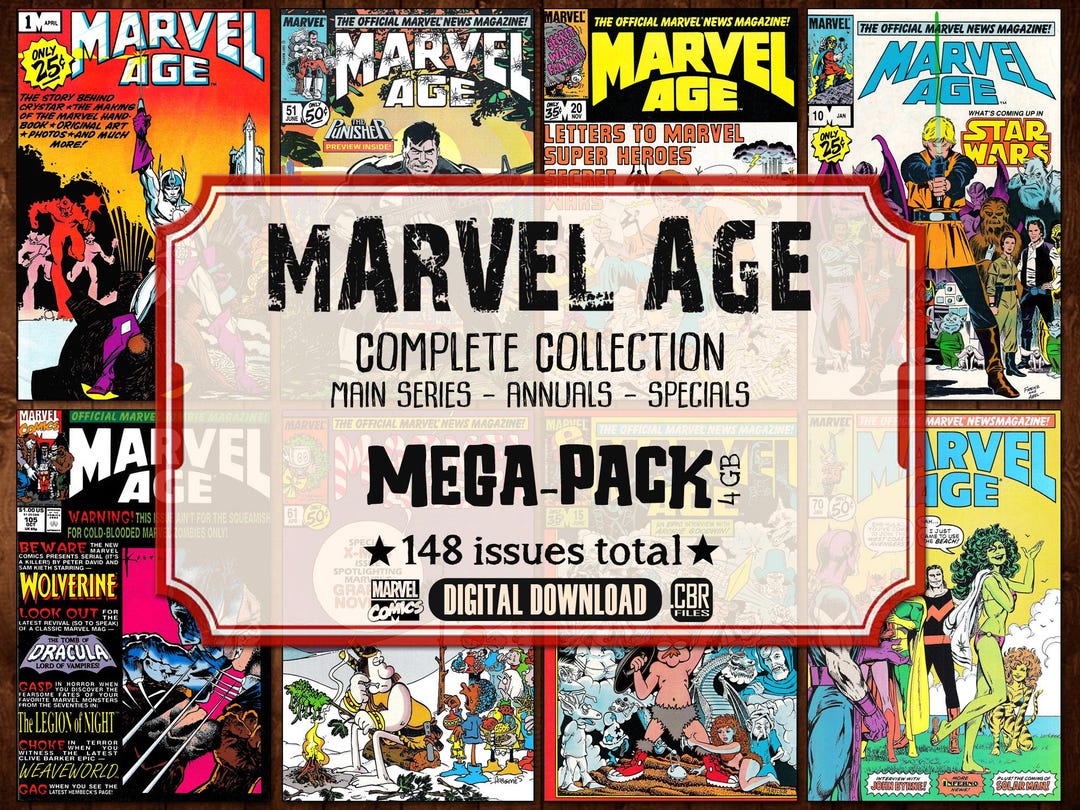 Marvel Age - Digital Comic Pack - Main Series - Annuals - Specials - 148 Issues Total | See ...