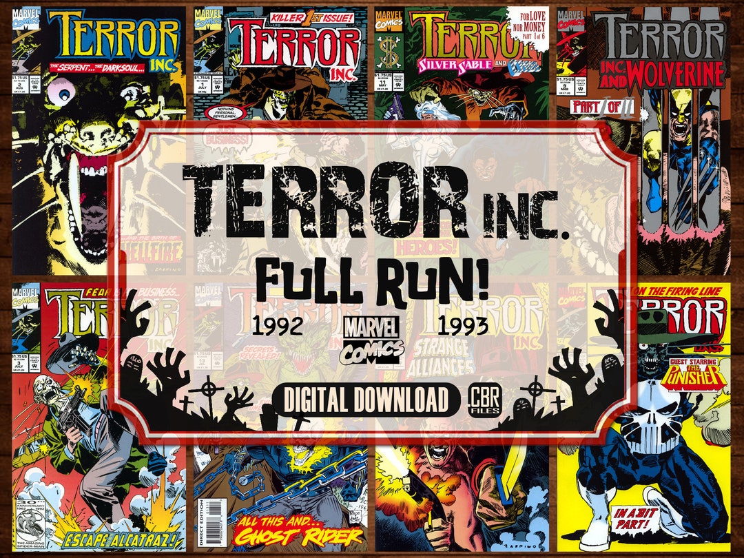 Marvel's Terror Inc. Comic Pack Full Run All 13 Issues Beautifully ...