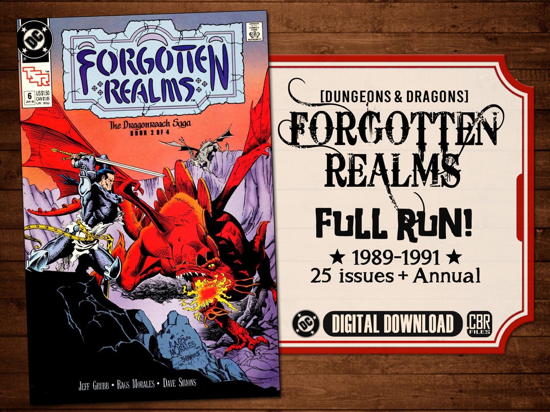 Forgotten Realms dungeons & Dragons Comic Pack Full Run at 25 Issues ...