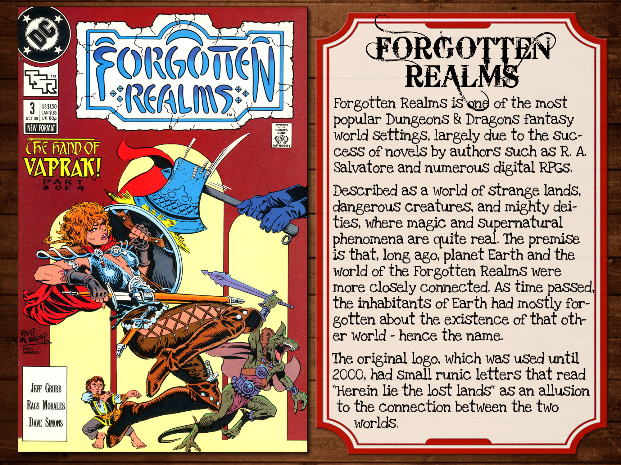 Forgotten Realms dungeons & Dragons Comic Pack Full Run at 25 Issues ...