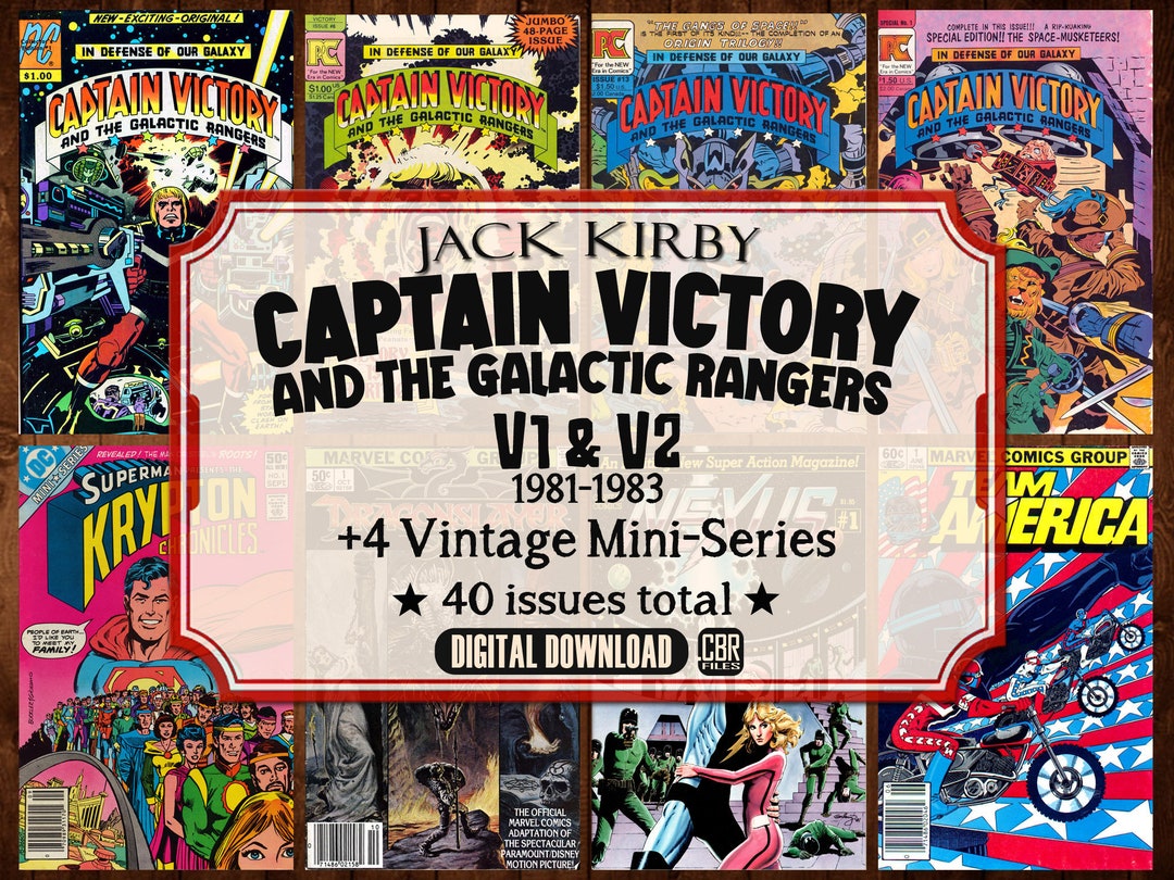 Captain Victory Digital Comic Pack V1 & V2 Extra Ltd-series 40 Issues ...