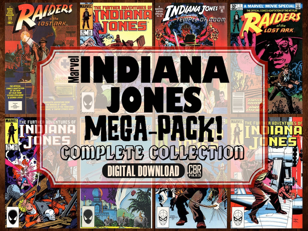 Indiana Jones Comic Mega Pack Complete Marvel Collection A Total of 47 ...