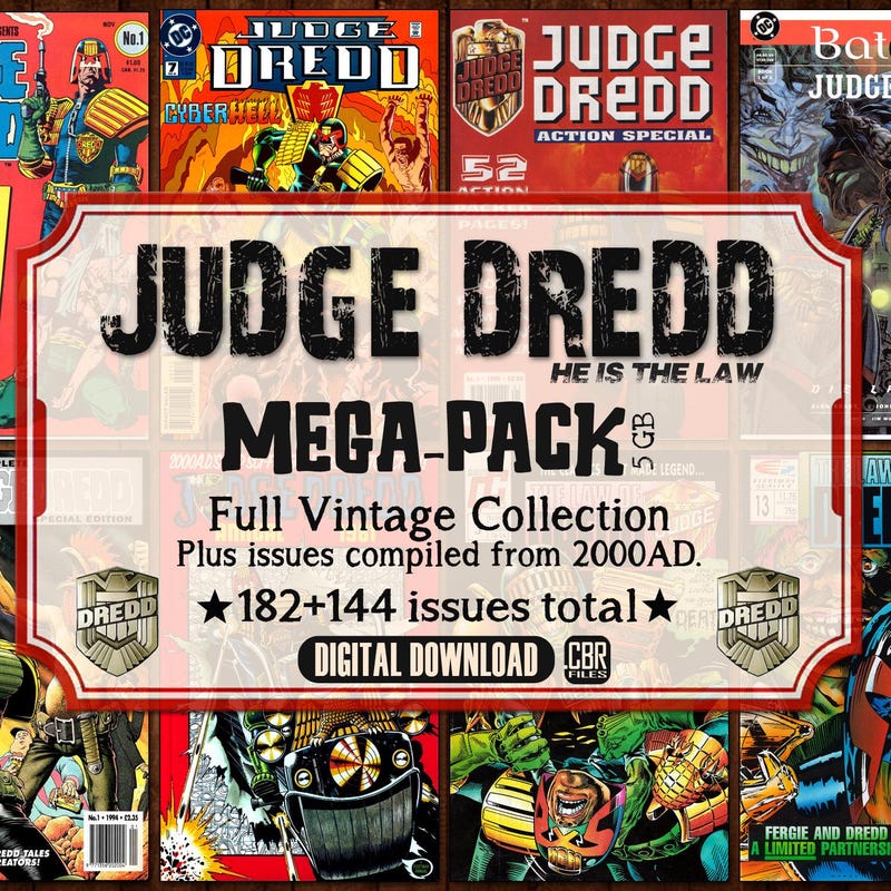 Judge Dredd Stickers - Etsy