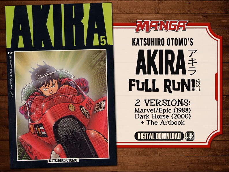 Vintage Manga Akira by Katsuhiro Otomo 2 Full Runs by Epic and Dark Horse See Description ...
