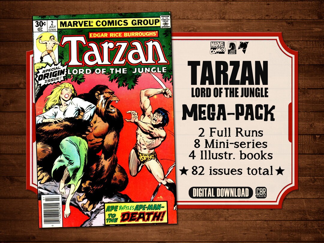 Tarzan Lord of the Jungle Comic Mega-pack 82 Issues Total See Descr ...