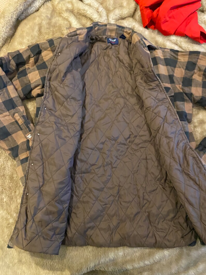 Vintage Flannel Shirt Jacket - Etsy