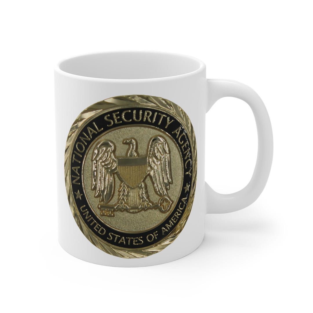 Coffee Mug NSA National Security Agency Mug Image of Challenge Coin - Etsy