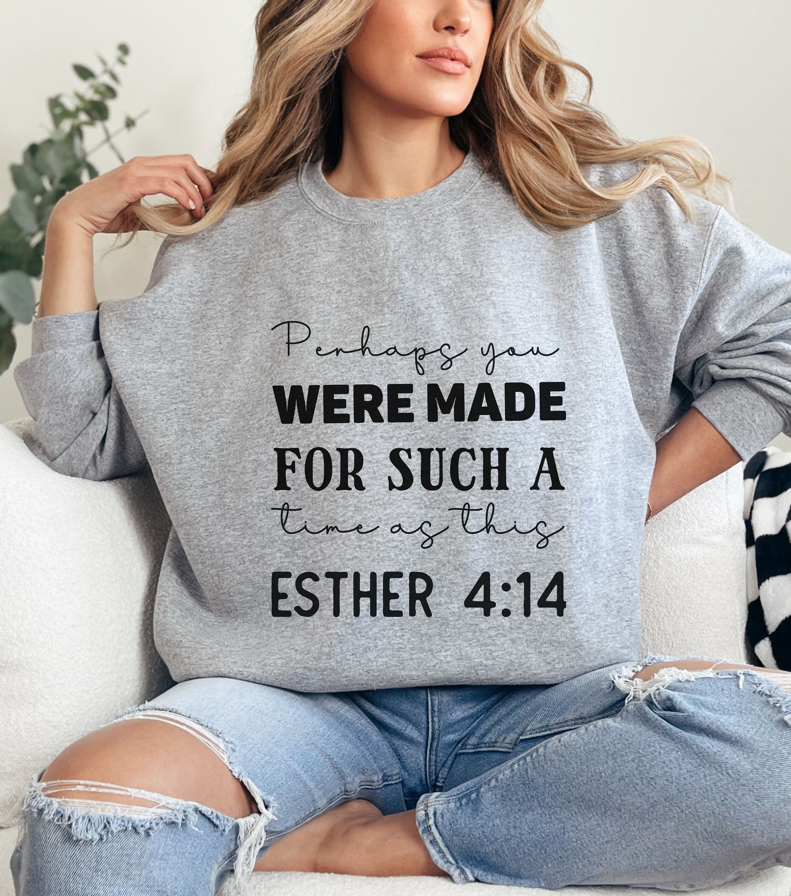 Christian Sweater, Bible Verse Shirt, Trendy Christian Sweater ...