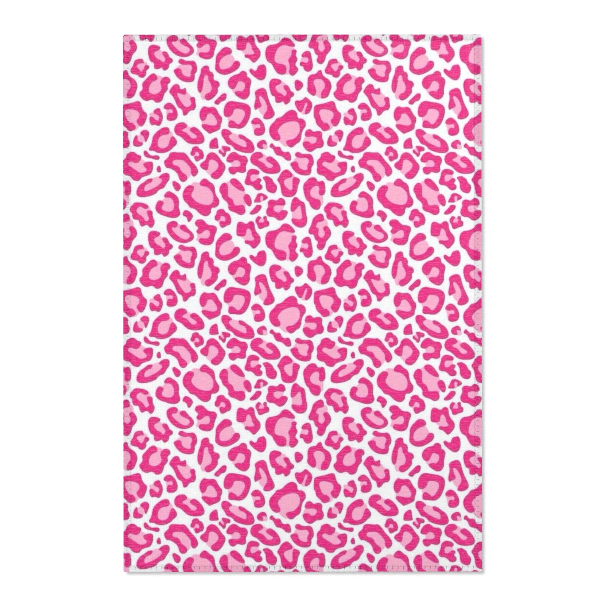 Pink Cheetah Leopard Print Y2k Aesthetic Room Decor Home Decor Area ...