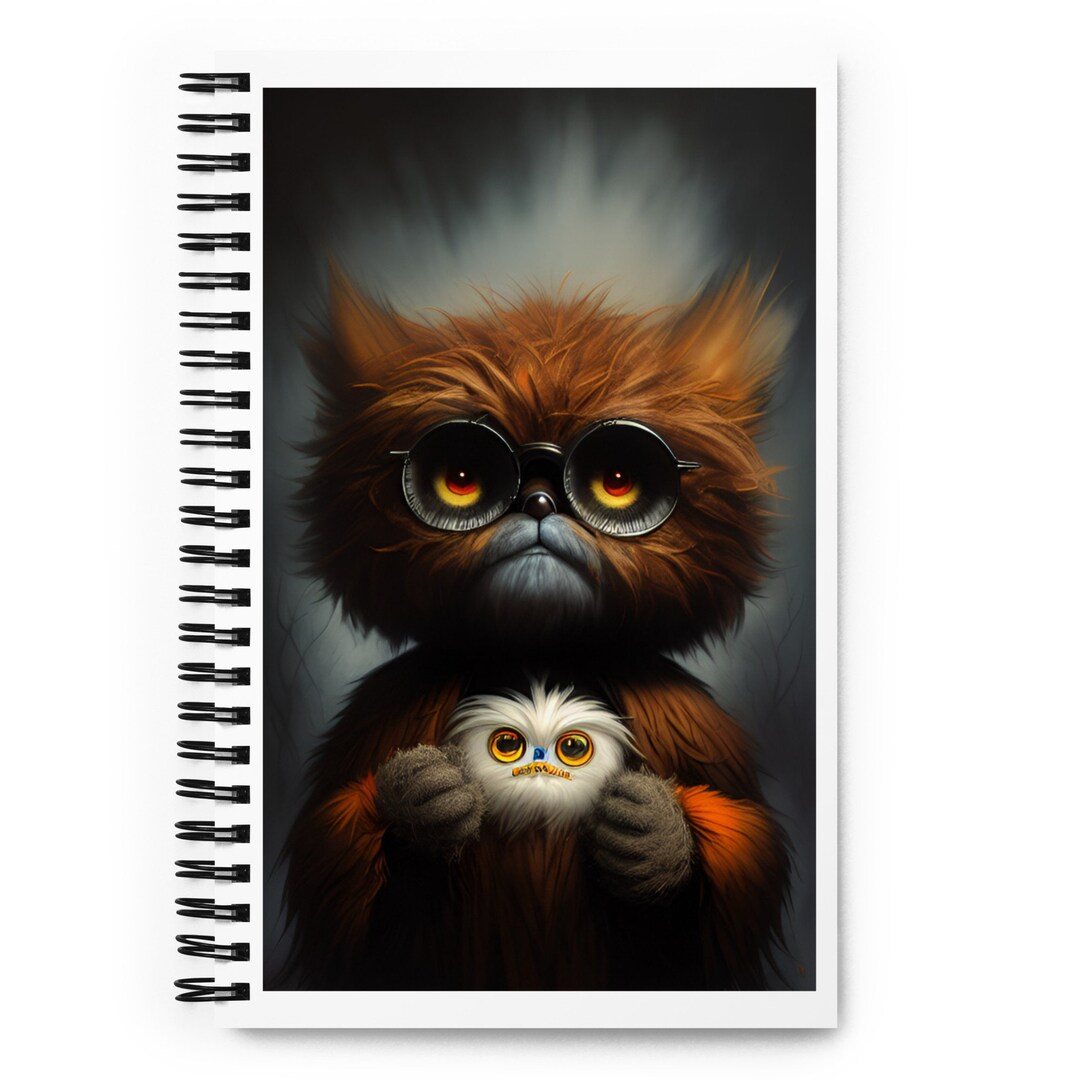 Furby Inspired Spiral Notebook Journal Diary - Etsy
